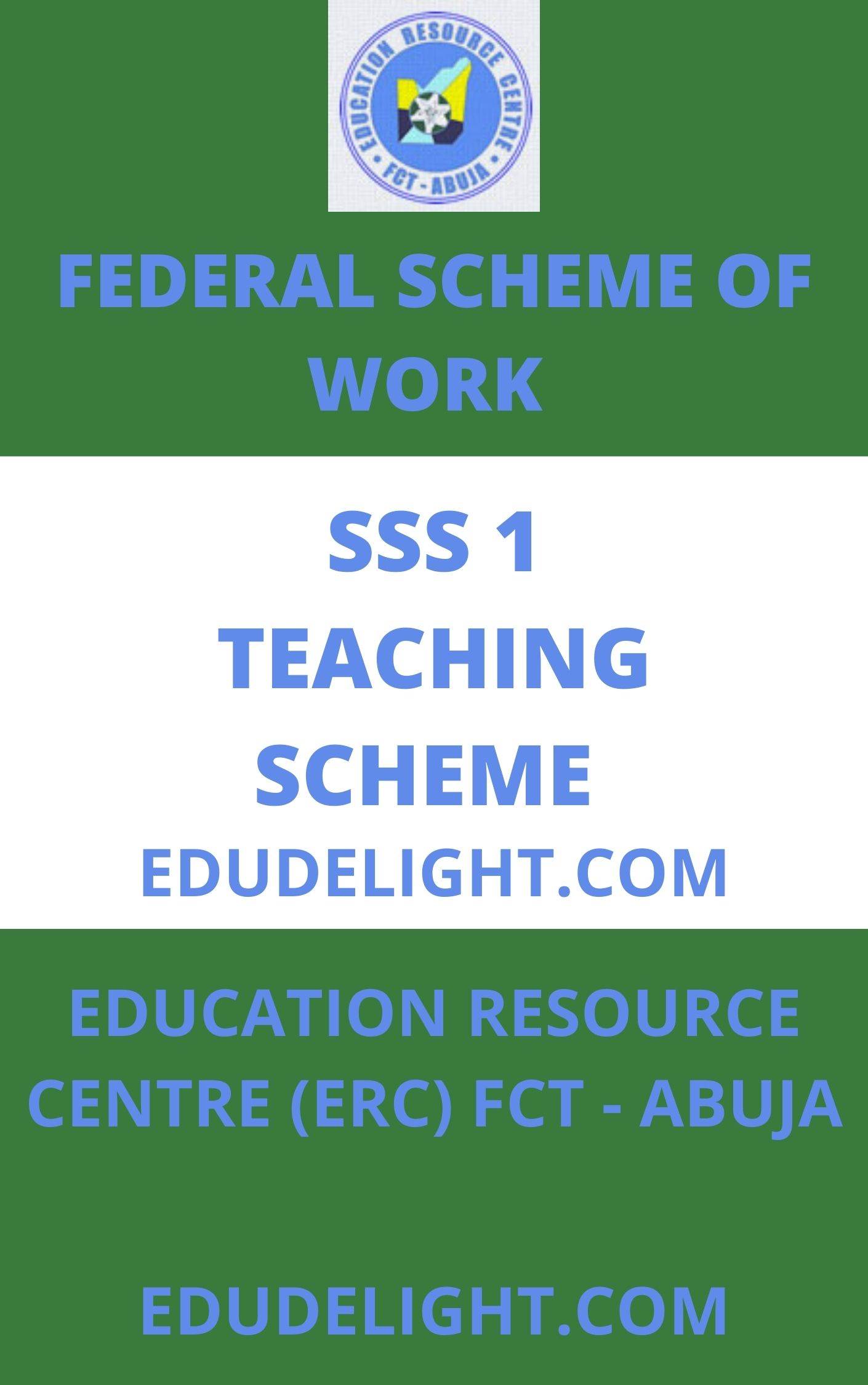 Federal Scheme of Work for SSS1 (Year 10) Download PDF All Terms - Edudelight Store