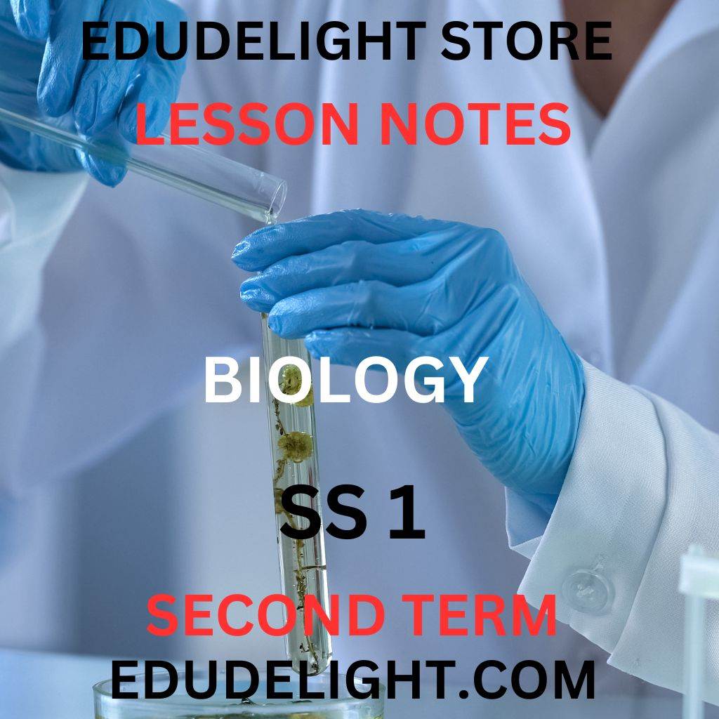 Biology Lesson Notes For SS1 2nd Term Edudelight Store